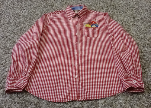 White Stag Shirt Womens Large Red Check Christmas Long Sleeve Button ...