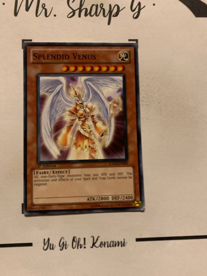 SPLENDID VENUS - 1st EDITION SDLS-EN009 ENGLISH Yu-Gi-Oh! CARD COMMON ...