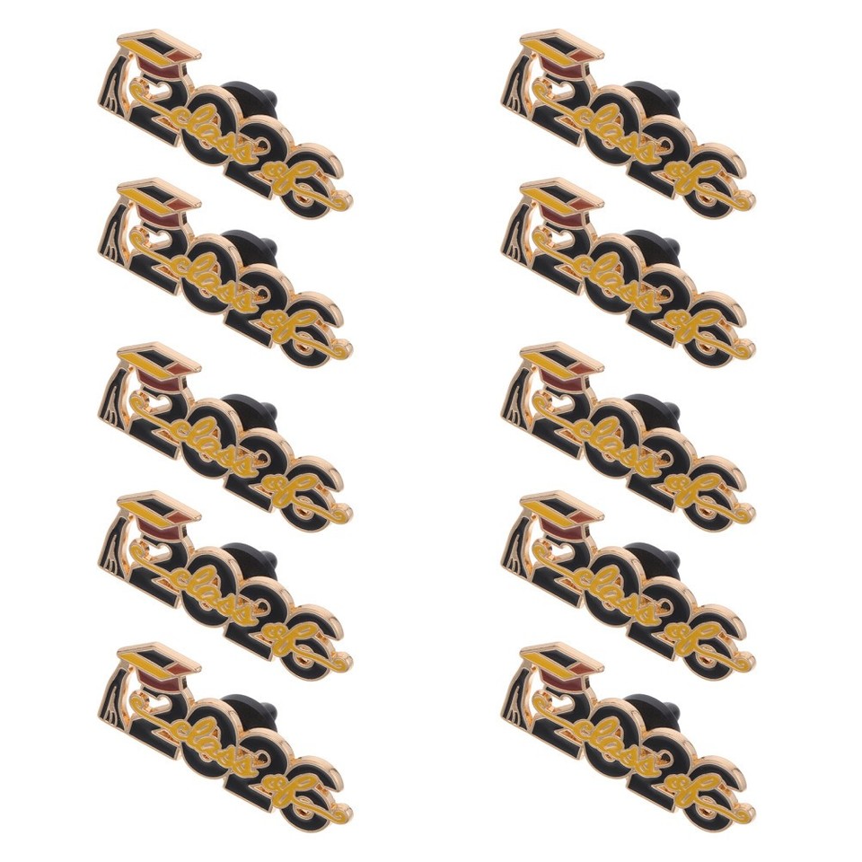 10pcs Graduation Badge Pins: Class of 2026 Lapel Pins Congrats Grad ...