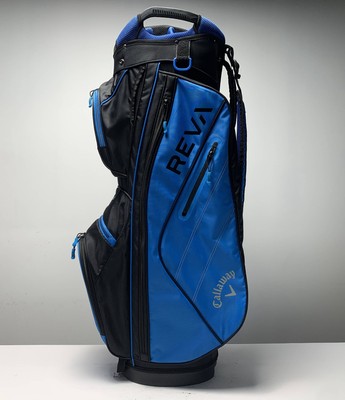 Callaway Reva Lite Cart Bag Blue Black 14-Way Divide Strap Women's Golf ...