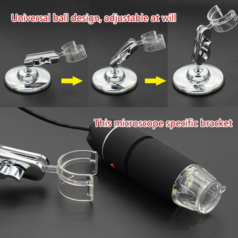 Universal USB Digital Microscope Stand Bracket Holder Clip Mount ...