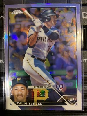 CAL MITCHELL 2023 TOPPS CHROME RC ROOKIE REFRACTOR SP #108 FREE SHIP | eBay