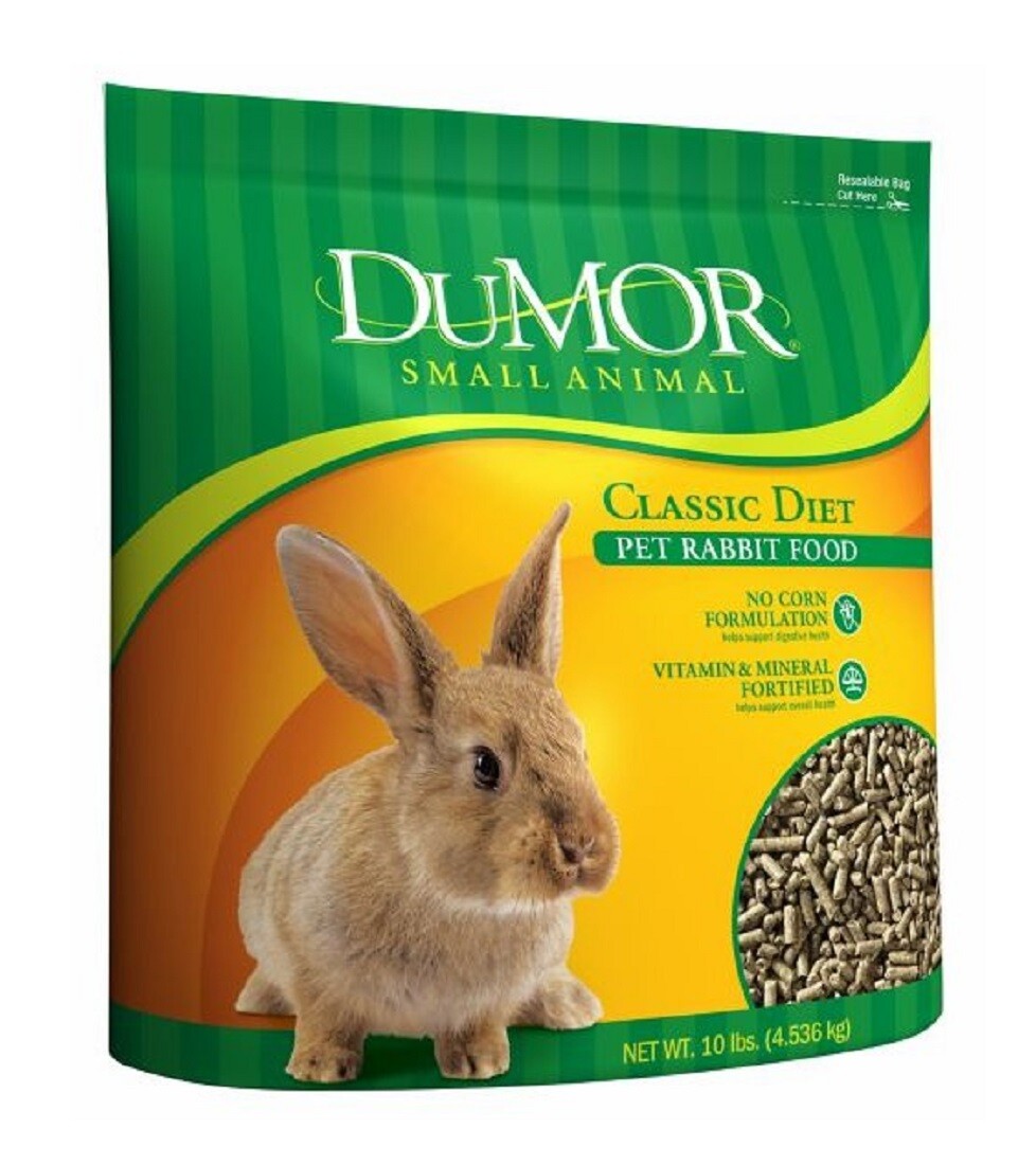 DuMOR 1000903 Small Animal Classic Diet Corn-Free 10 lbs. Pouch Pet ...