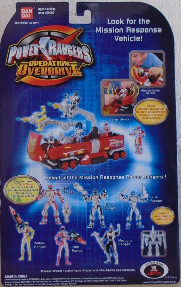 Power Rangers Operation Overdrive Mercury Ranger Toys