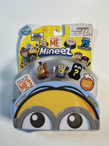 NEW Despicable Me Mineez Character 3pk Series1 With 1 Hidden Mineez ...