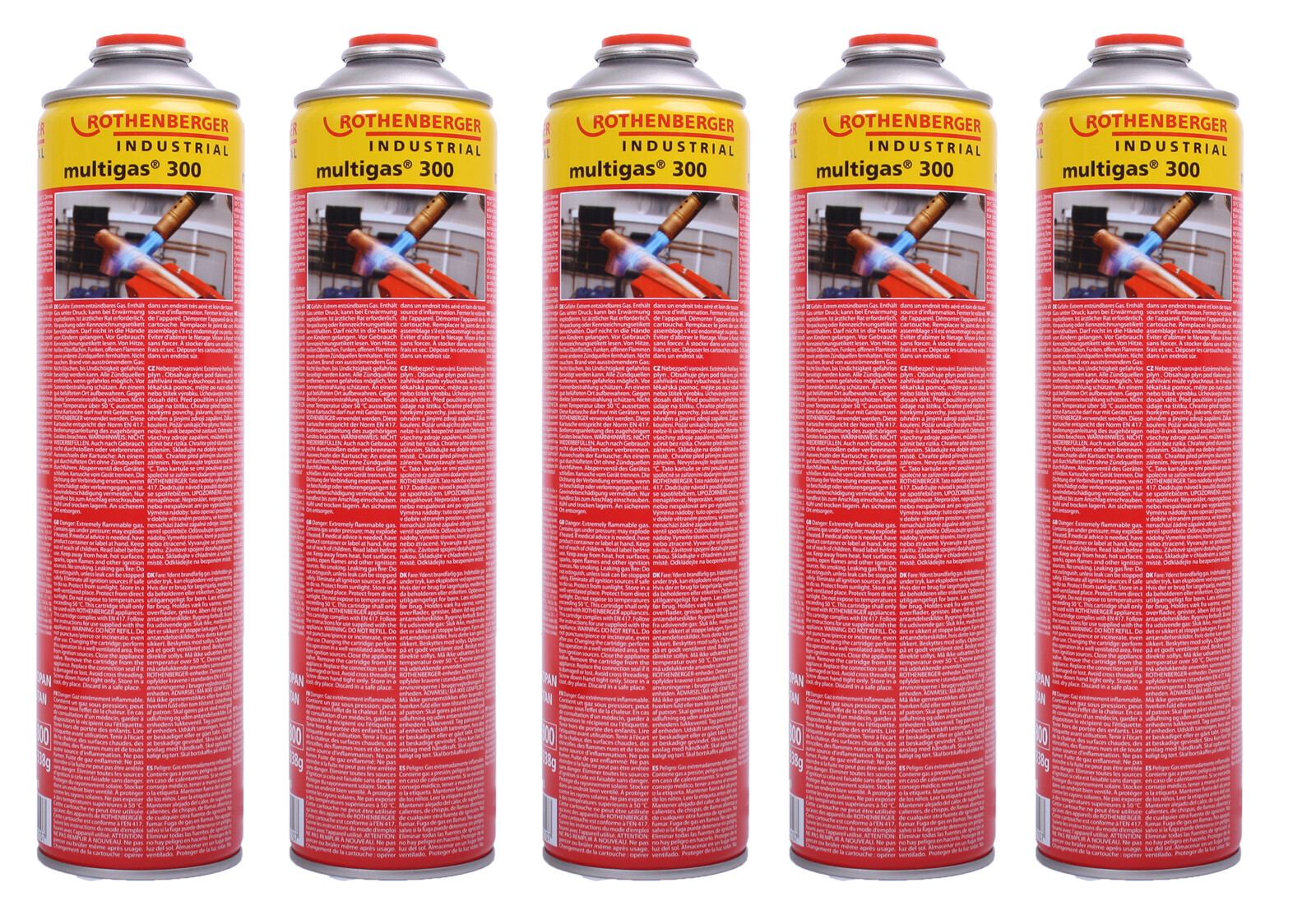 Multigas 300 von Rothenberger - Propan / Butan - Gaskartusche 600 ml ...