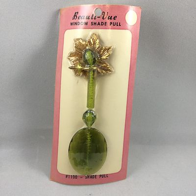 Vintage Green Beauti-Vue Window Shade Pull NOS | eBay