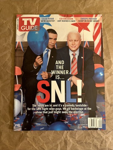 TV Guide Magazine November 3-9, 2008 SNL Election | eBay