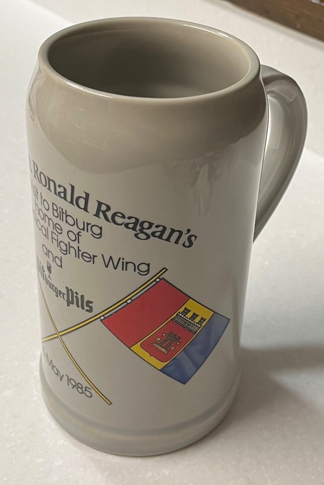 PRESIDENT RONALD REAGAN’S VISIT TO BITBURG, GERMANY MAY 5TH,1985 BEER ...