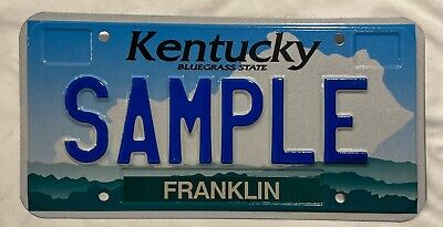 LICENSE PLATES COLLECTOR SAMPLE KENTUCKY | eBay