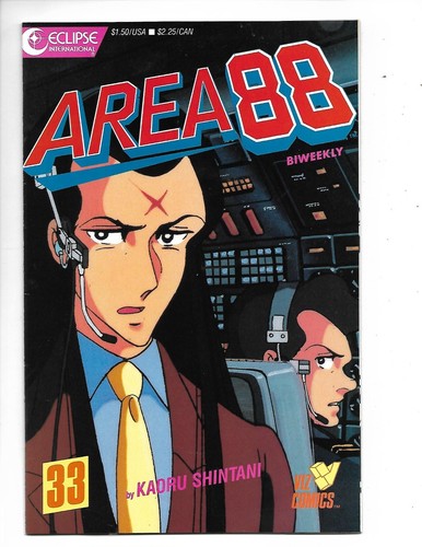 Eclipse International Comics 1988 Area 88 #33 VF/NM Kaoru Shintani Viz ...