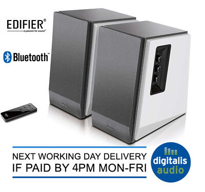 Edifier R1700BT White Active Bluetooth Speakers Bookshelf Stereo TV MAC ...