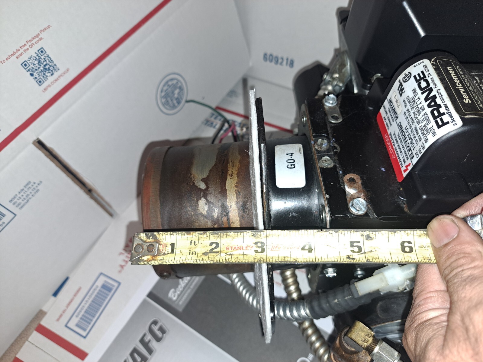 BECKETT OIL BURNER UNIT MODEL AF AFG - Weil Mclain Boiler Furnace Water ...