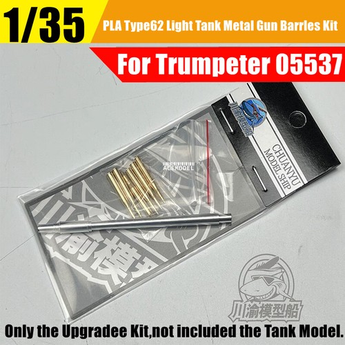 1/35 PLA Type 62 Light Tank Metal Gun Barrel+Shells Kit for Trumpeter ...