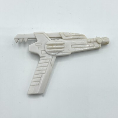 Vintage Power Rangers 1993 WHITE LASER BLASTER Pistol Gun MMPR For 8 ...