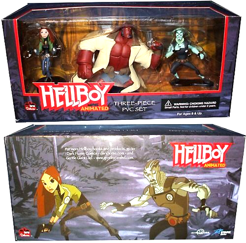 Hellboy Animated Liz Abe Hellboy Box-Set 3 PVC Figures 761568135206| eBay