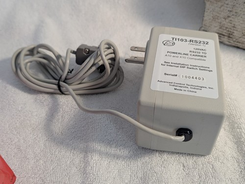 Advanced Control Technologies TI103-RS232 X10 Powerline Interface RS232 ...