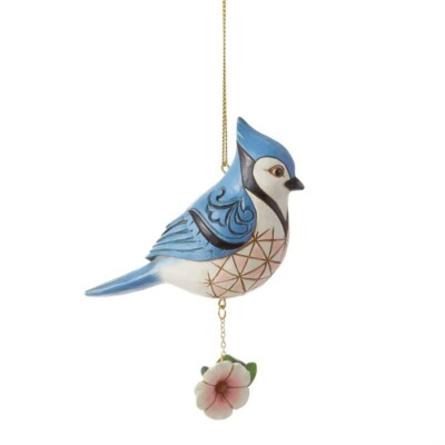 Jim Shore Heartwood Creek 6014423 BLUE JAY Hanging Bird Ornament | eBay