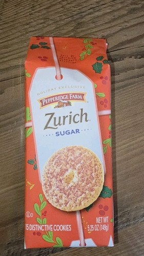4 X Pepperidge Farm Zurich Sugar 15 Distinctive Cookies Christmas ...