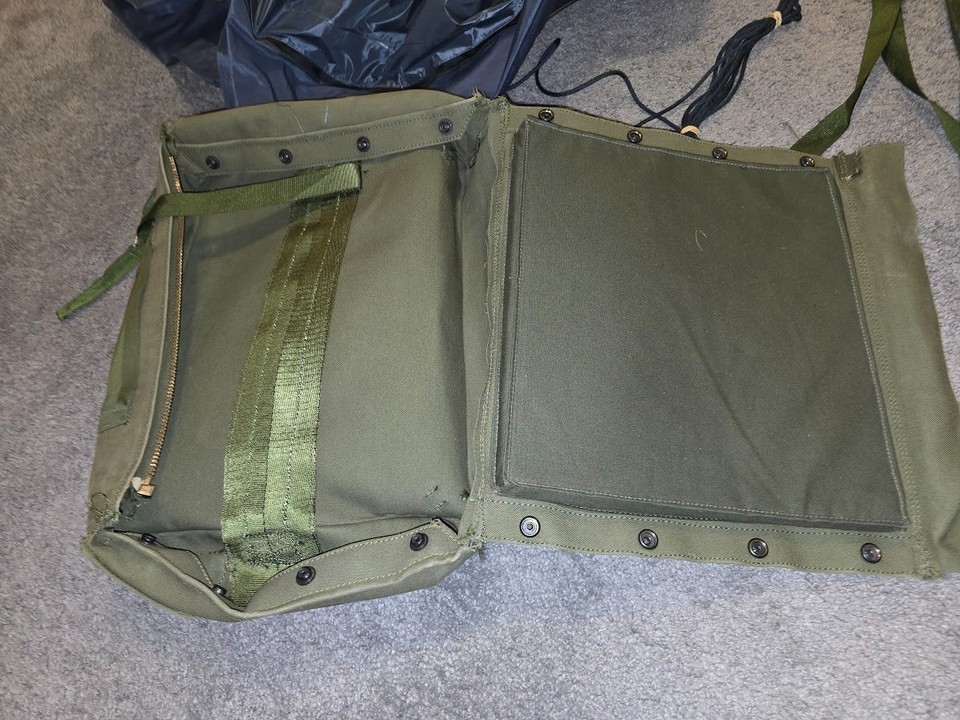 US Air Force LRU-16/P Pilots One Man Survival Life Raft Sea Anchor USAF ...