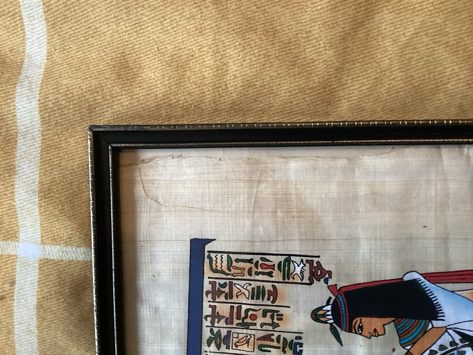 Egyptian Papyrus Painting - Set of 3 - 25cm x 30cm Papyrus Art | eBay