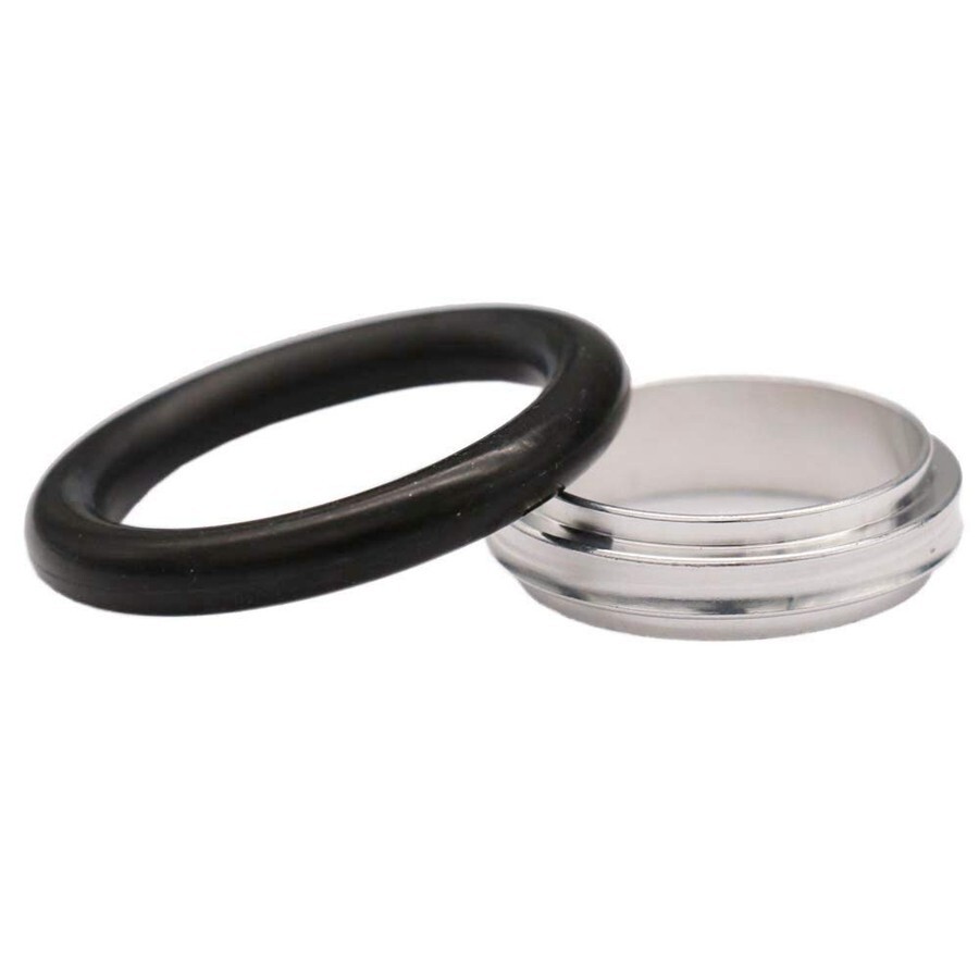 2 sets KF25 Aluminium vacuum Quick Flange clamp + centering ring w/ O ...