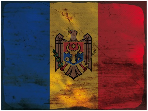 mrdeco Metall Schild 20x30cm Moldau Flag of Moldova Rost Deko ...