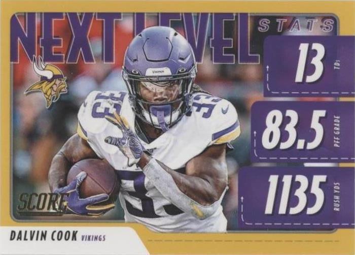 2020 Score - Next Level Stats Dalvin Cook #NLS-DC Gold for sale online ...