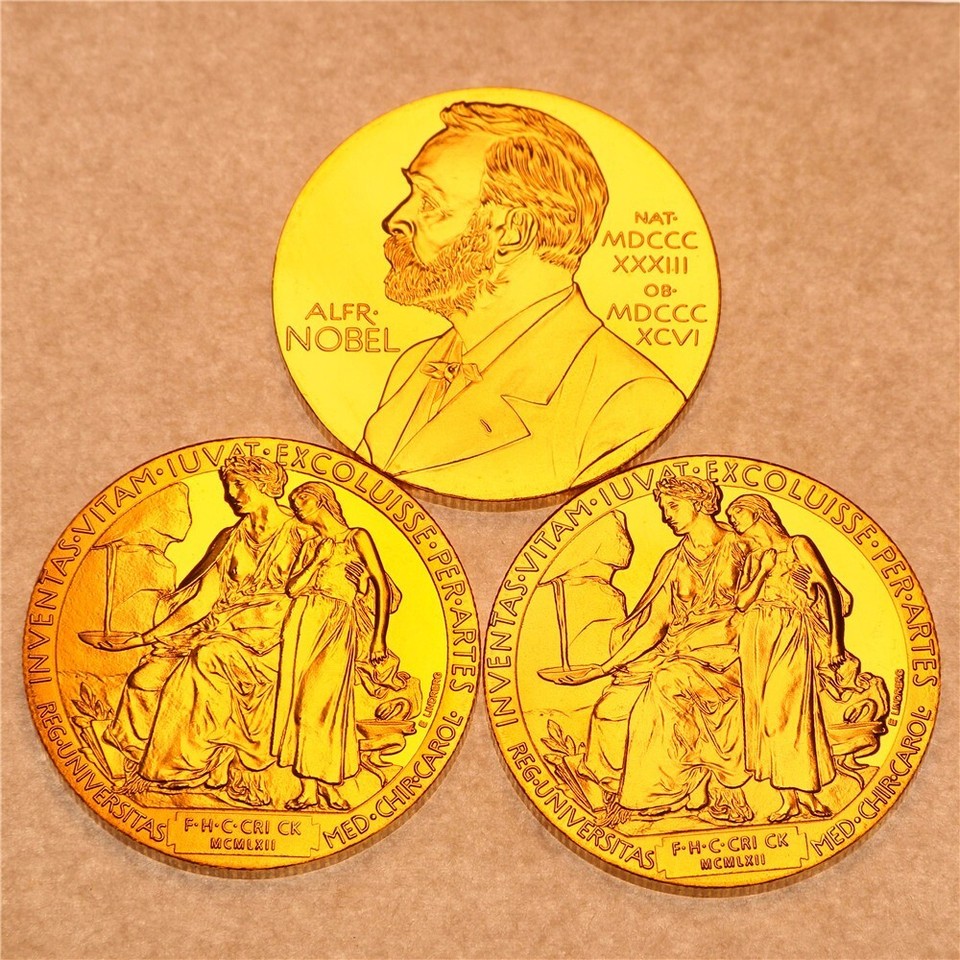 Alfred Nobel Commemorative Gold Coin Peace Prize Chemist | eBay