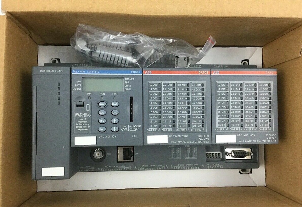 ABB 1SAP801000R0061 Central Processing Unit W/DA501/DA502/EC581/07KT94 ...