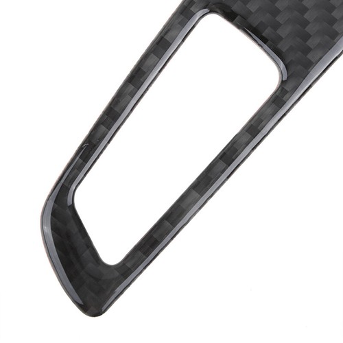 Real Carbon Fiber Gear Shift Panel Button Cover Trim Fits BMW 5 Series ...