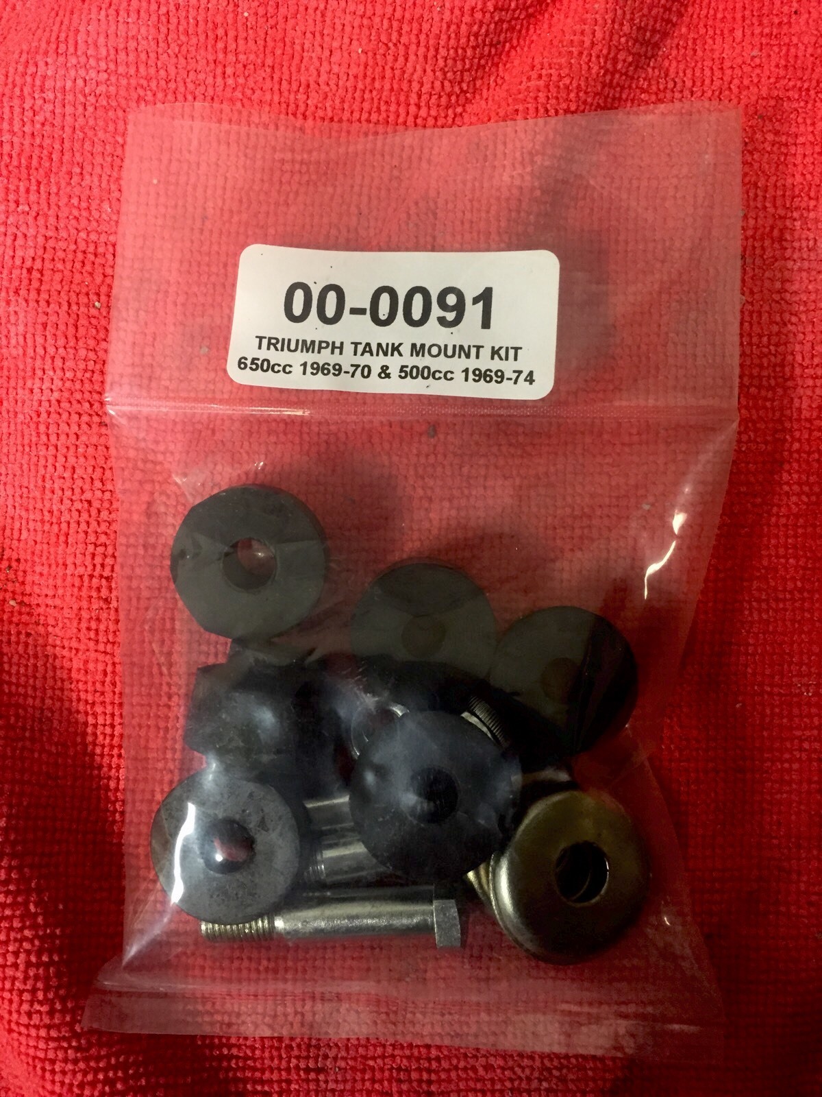 Tri-Cor Triumph gas tank mount kit - 1963-70 - NEW!!! | eBay