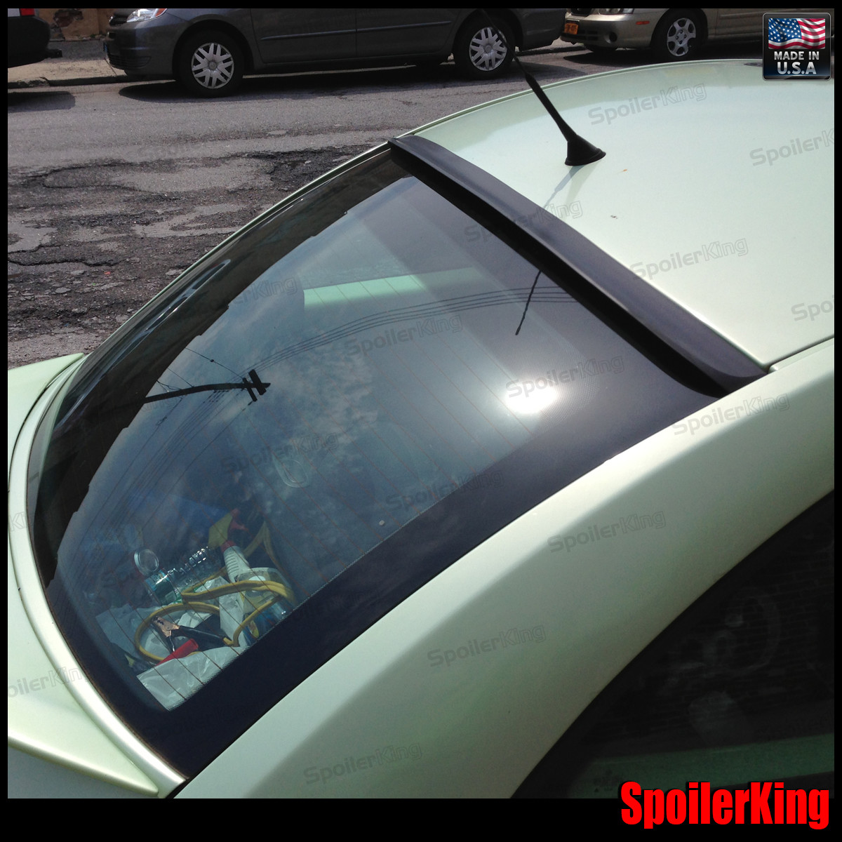 (284R) 1998-2011 VW Volkswagen Beetle BUG Rear Roof Wing Spoiler Window ...