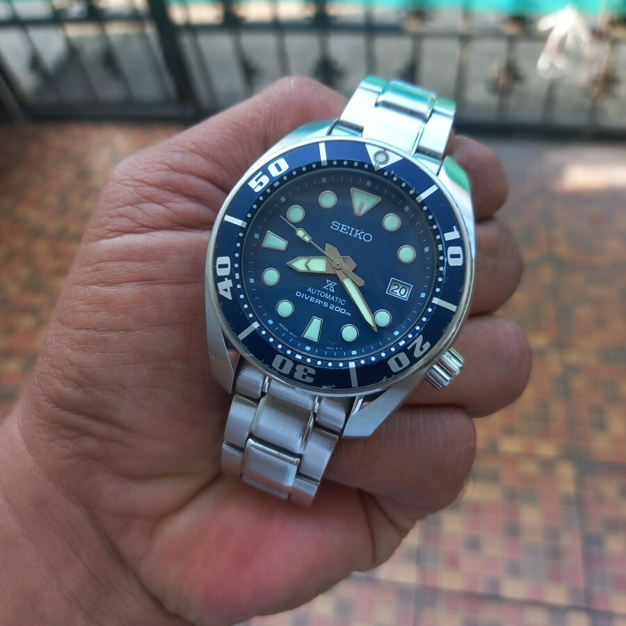 RARE Seiko Prospex Sumo SBDC033 Blumo Automatic 6R15-00G0 Diver Watch ...