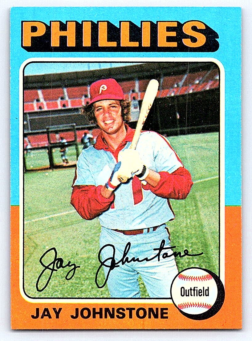 Jay Johnstone 1975 Topps #242 - Please see pics for cond. | eBay