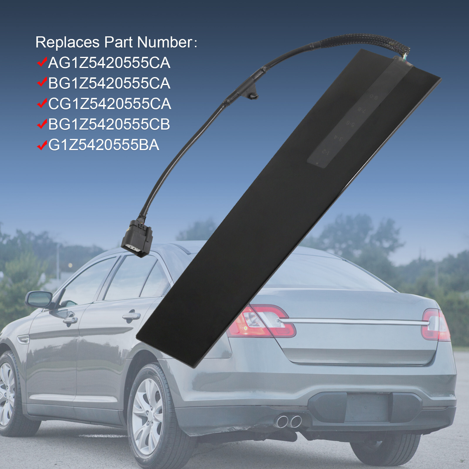 For 2011-2019 Ford Taurus Front Door Window Trim Keyless Entry Pad LH ...