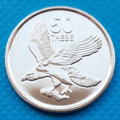 Botswana 50 thebe 2013 UNC African Fish Eagle | eBay