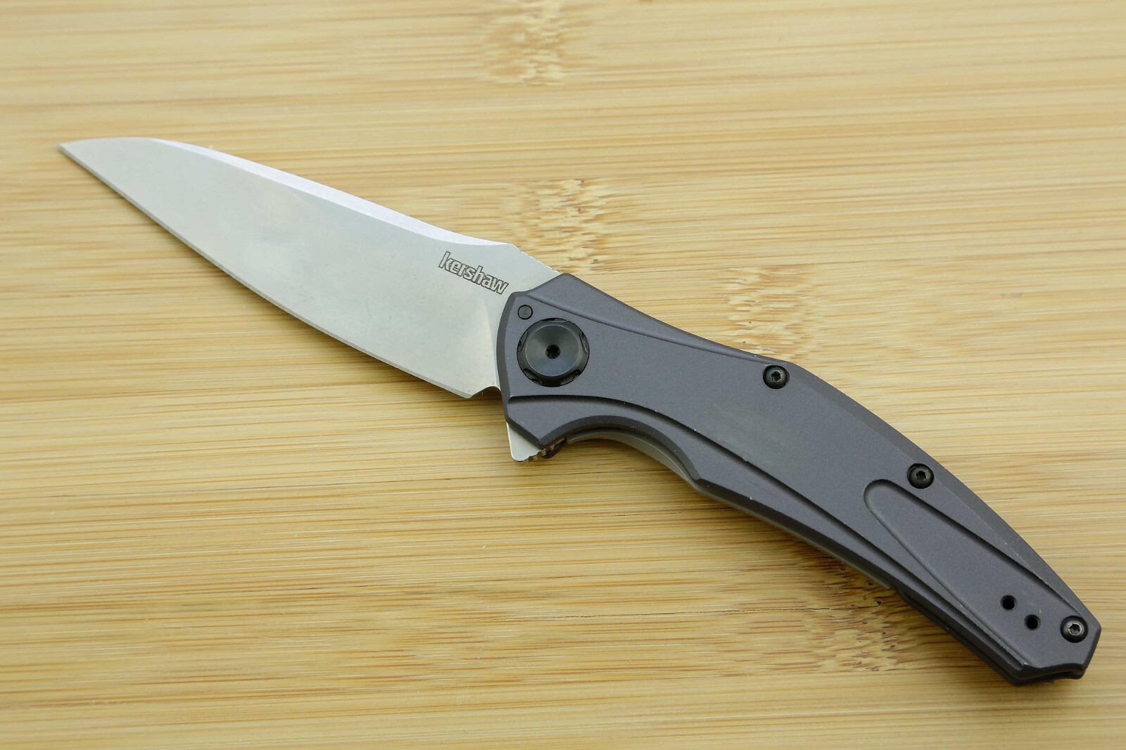 Kershaw 7777 Bareknuckle pocket knife GREY USA Made DISCONTINUED RARE ...
