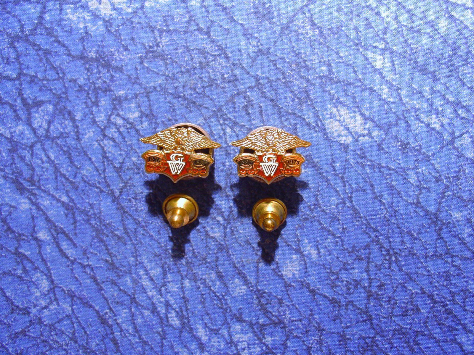2 ~ Honda GoldWing Est. 1975 Motorcycle Eagle Logo Lapel/Hat Pin Tie ...