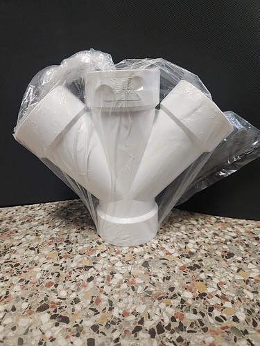 NIBCO 3 in. PVC DWV 45-Degree All Hub Double Wye 39923227225| eBay