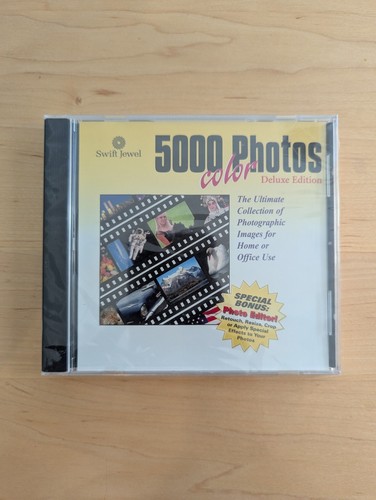 5000 Color Photos Deluxe Edition CD ROM Home/Office Brand New Sealed ...