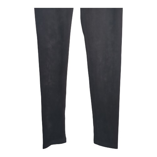 NWT Fornia Large/XL Black Faux Suede Pull on Tapered Ankle Length ...
