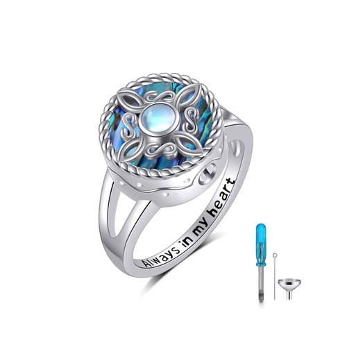 Witches Knot Urn Rings for Ashes Sterling Silver Witch Knot Cremation ...