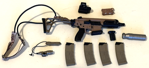 1/6 scale ES Easy & Simple Sig Sauer MCX Rattler Rifle Set 26053S PJ ...