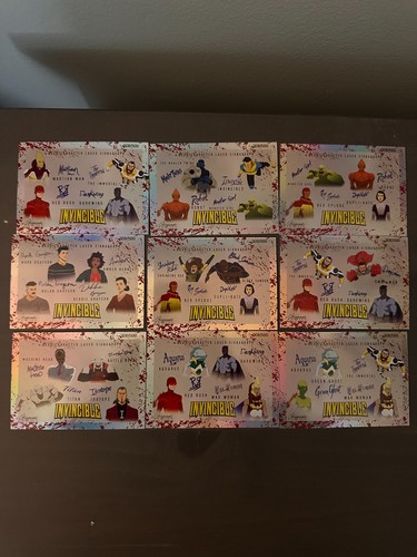 SDCC 2025 Invincible Keepsake Foil Blood Splatter Cards LE 500 Quad ...