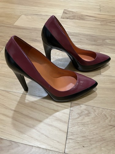 Vintage Via Spiga Leather High Hell Shoes Marron, Black Women's Size ...
