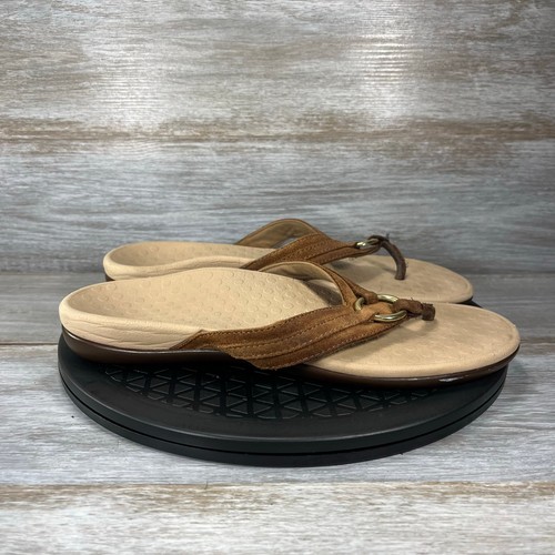 Vionic Woman’s Tide Aloe Toe Post Suede Flip Flop Sandals Size ? | eBay