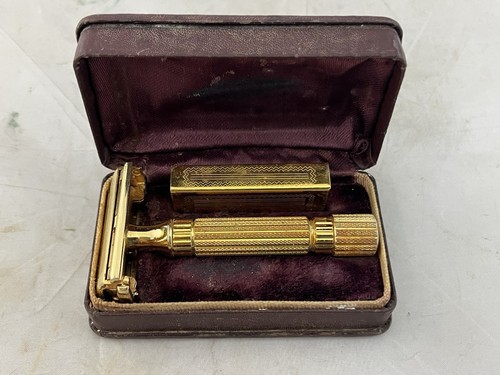 Vintage Gillette Aristocrat Gold Safety Razor | eBay