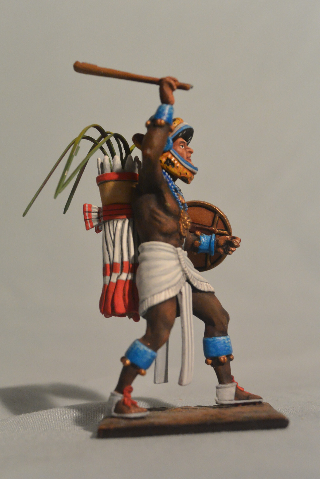 Mixtec Warrior With Atlatl Amber Miniatures (#IX-04) | eBay