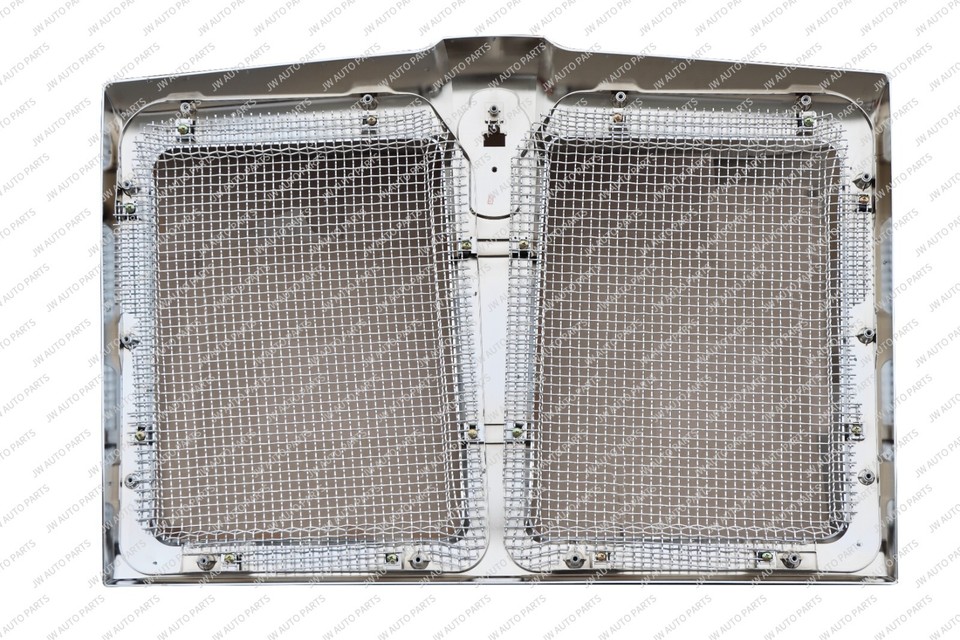 Kenworth T880 Chrome Grille with Bug Screen | Silver | Mesh | Front | 1 ...